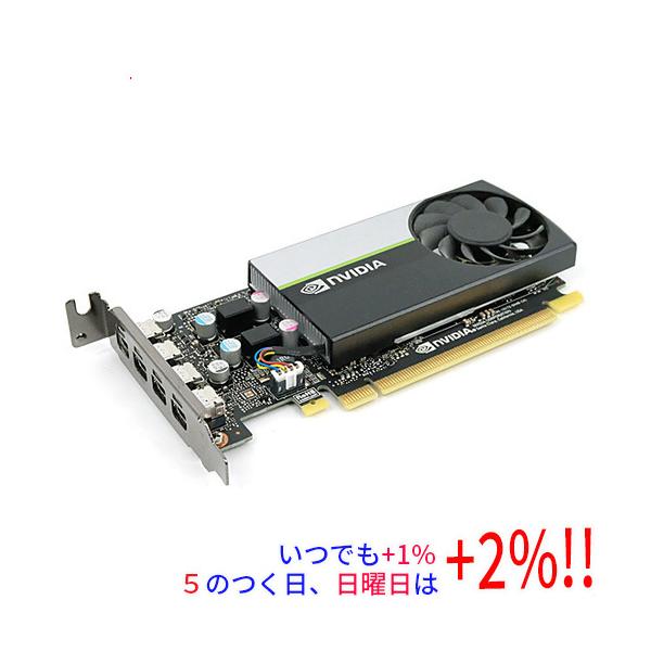 【商品名：】ELSAグラボ NVIDIA T1000 ENQT1000-4GER PCIExp 4GB　／　【商品状態：】動作確認済みの中古品です。／ ／ ※ロープロブラケットのみ。標準ブラケットは付属しません。 ／ ※中古品ですので、傷、...