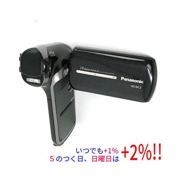【商品名：】Panasonic デジタルムービーカメラ HX-DC2-H グレー　／　【商品状態：】動作確認済みの中古品です。／ ／ ※中古品ですので、傷、汚れ等ある場合がございます。／ ご理解の上、ご検討お願いします。　／　【検索用キーワ...