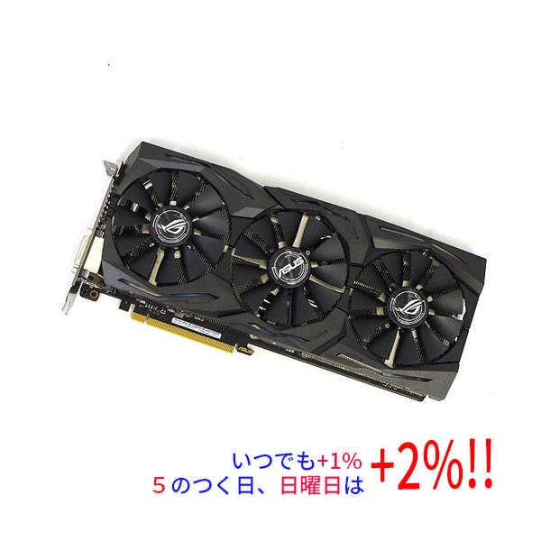 【商品名：】ASUS製グラボ ROG STRIX-GTX1080-8G-GAMING PCIExp 8GB　／　【商品状態：】動作確認済みの中古品です。／ ／ ※中古品ですので、傷、汚れ等ある場合がございます。／ ご理解の上、ご検討お願いし...