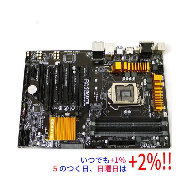 【商品名：】GIGABYTE マザーボード GA-H97-D3H Rev.1.0　／　【商品状態：】動作確認済みの中古品です。／ ／ ※中古品ですので、傷、汚れ等ある場合がございます。／ ご理解の上、ご検討お願いします。　／　【検索用キーワ...