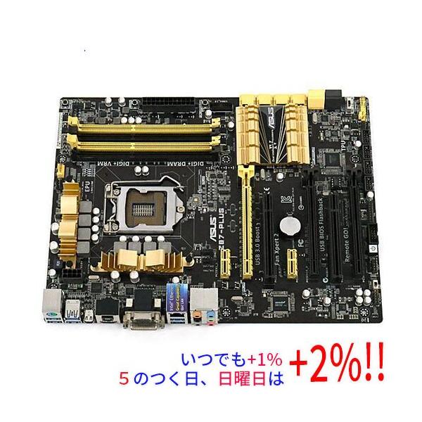 【商品名：】ASUS製 ATXマザーボード Z87-PLUS LGA1150 いたみ　／　【商品状態：】動作確認済みの中古品です。／／※メモリスロットDIMM_A1のツメに破損が見られます。／／※中古品ですので、傷、汚れ等がございます。／ご...