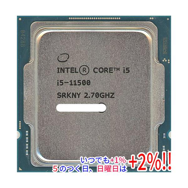 【商品名：】Core i5 11500 2.7GHz 12M LGA1200 SRKNY　／　【商品状態：】動作確認済みの中古品です。／ ／ ※中古品ですので、傷、汚れ等ある場合がございます。／ ご理解の上、ご検討お願いします。　／　【検索...