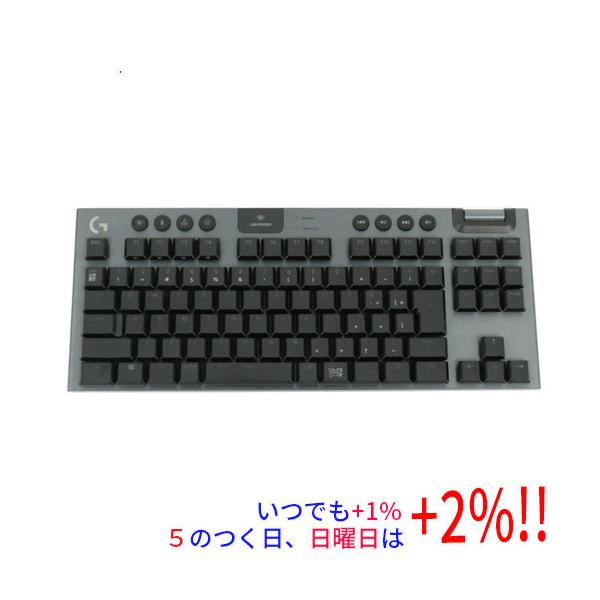 【商品名：】ロジクール G913 TKL LIGHTSPEED Wireless RGB Mechanical Gaming Keyboard-Clicky G913-TKL-CKBK ブラック　／　【商品状態：】動作確認済の中古品です。／...
