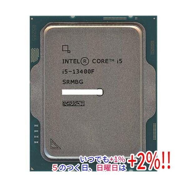 【商品名：】Core i5 13400F 2.5GHz LGA1700 65W SRMBG　／　【商品状態：】動作確認済みの中古品です。／※中古品のため、使用感や傷、汚れ等がある場合がございます。　／　【検索用キーワード：】≪intel イ...