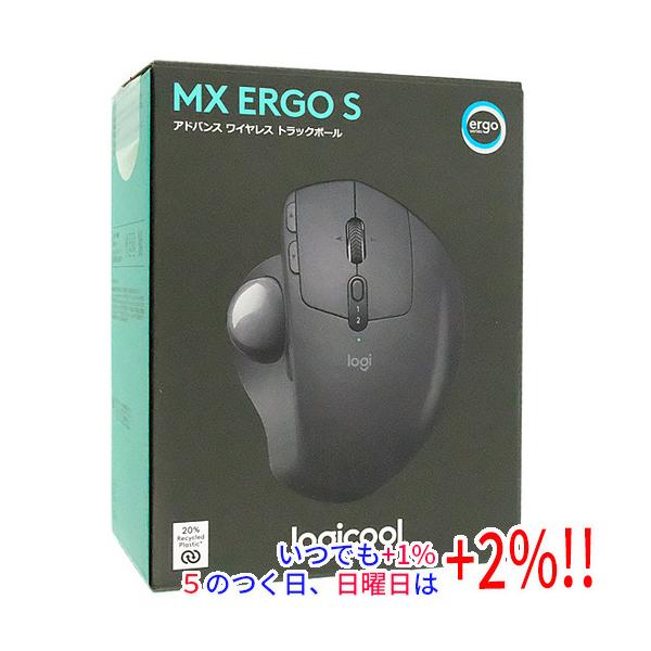【商品名：】ロジクール ワイヤレストラックボールマウス MX ERGO S MXTB2 グラファイト 元箱あり　／　【商品状態：】動作確認済みの中古品です。／※中古品のため、使用感や傷、汚れ等がある場合がございます。　／　【検索用キーワード...