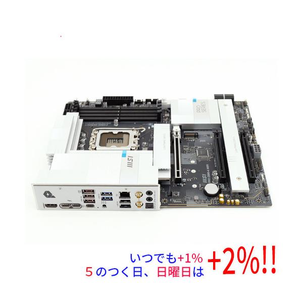【商品名：】MSI ATXマザーボード PRO Z890-A WIFI LGA1851　／　【商品状態：】動作確認済みの中古品です。／※中古品のため、使用感や傷、汚れ等がある場合がございます。　／　【検索用キーワード：】≪マザーボード≫ P...