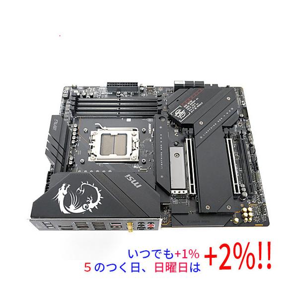 【商品名：】MSI ATXマザーボード MPG X670E CARBON WIFI SocketAM5　／　【商品状態：】動作確認済みの中古品です。／※中古品のため、使用感や傷、汚れ等がある場合がございます。　／　【検索用キーワード：】≪即...