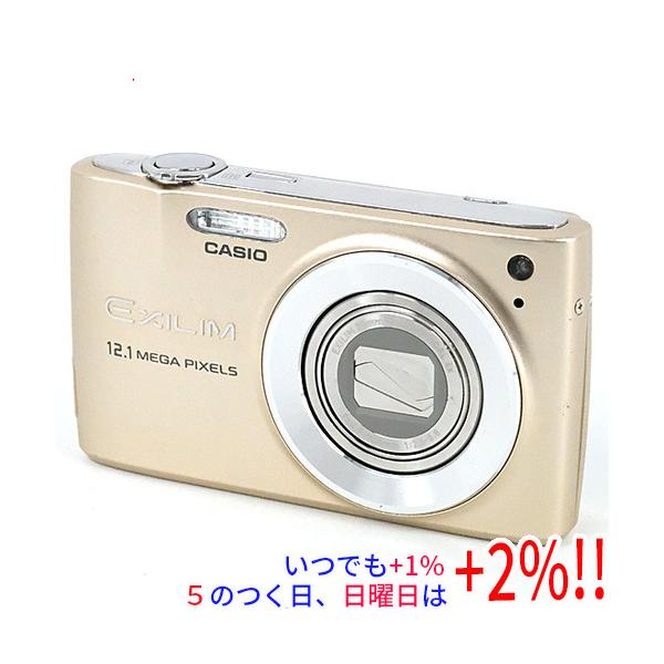 【商品名：】CASIO EXILIM ZOOM EX-Z400 ゴールド 1200万画素 本体のみ 液晶画面いたみ　／　【商品状態：】動作確認済の中古品です。／／※液晶画面に液晶焼けが見られます。／／※画面四隅が暗くなっています。／／※中古...