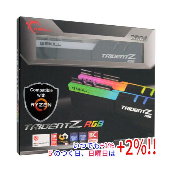 【商品名：】G.Skill デスクトップ用 F4-3200C16D-16GTZRX DDR4 PC4-25600 8GB 2枚組 元箱あり　／　【商品状態：】動作確認済みの中古品です。／※中古品のため、使用感や傷、汚れ等がある場合がございま...