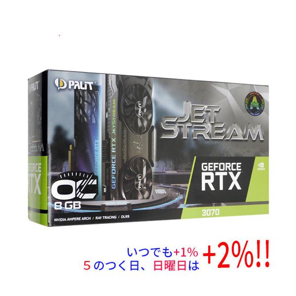 【商品名：】PALIT GeForce RTX 3070 JetStream OC 8GB NE63070T19P2-1040J PCIExp 8GB 訳あり 元箱あり　／　【商品状態：】動作確認済みの中古品です。／※中古品のため、使用感や...