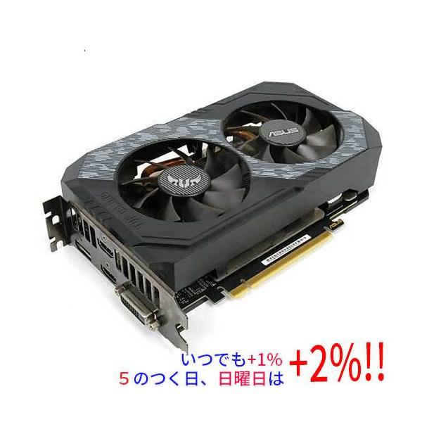 【商品名：】ASUS グラボ TUF-RTX2060-O6G-GAMING PCIExp 6GB　／　【商品状態：】動作確認済みの中古品です。／※中古品のため、使用感や傷、汚れ等がある場合がございます。　／　【検索用キーワード：】≪ビデオカ...
