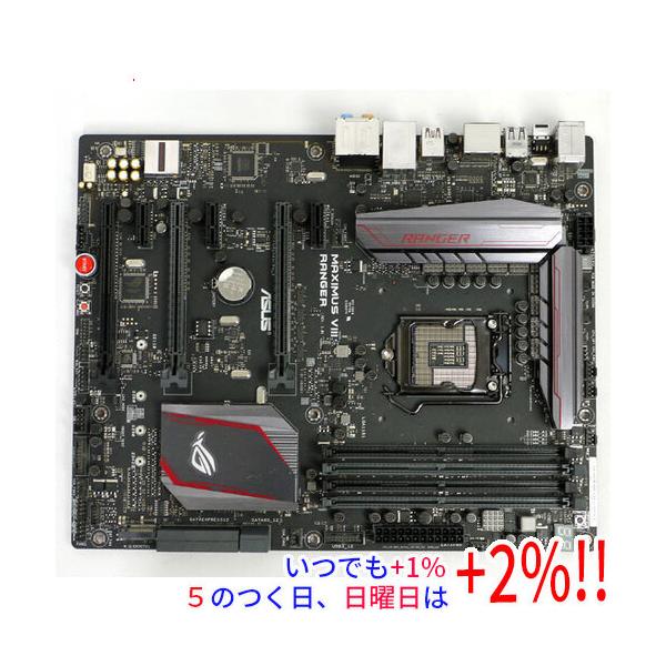 【商品名：】ASUS製マザーボード MAXIMUS VIII RANGER LGA1151　／　【商品状態：】動作確認済みの中古品です。／※中古品のため、使用感や傷、汚れ等がある場合がございます。　／　【検索用キーワード：】≪ASUSTeK...