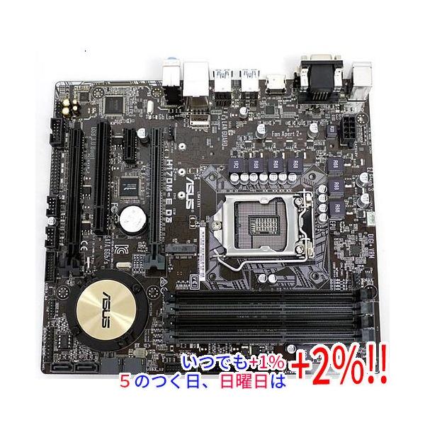 【商品名：】ASUS MicroATXマザーボード H170M-E D3 LGA1151　／　【商品状態：】動作確認済みの中古品です。／※中古品のため、使用感や傷、汚れ等がある場合がございます。　／　【検索用キーワード：】≪ASUSTeK ...