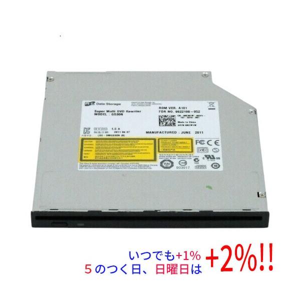 【商品名：】HLDS 内蔵型DVDドライブ GS30N いたみ　／　【商品状態：】動作確認済みの中古品です。／※中古品のため、使用感や傷、汚れ等がございます。／／※ベゼルに割れがあります。　／　【検索用キーワード：】 GS30N　／　【型番...