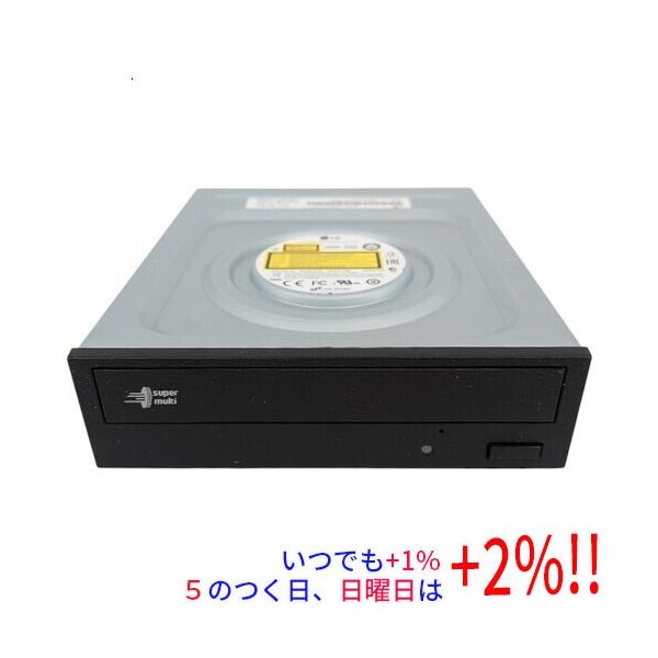 【商品名：】LGエレクトロニクス 内蔵型DVDドライブ GH24NSB0　／　【商品状態：】動作確認済みの中古品です。／／※中古品ですので、傷、汚れ等ある場合がございます。　／　【検索用キーワード：】≪BL バルク 黒≫ GH24NSB0　...