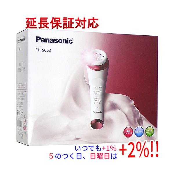 【商品名：】Panasonic 洗顔美容器 濃密泡エステ EH-SC63-P　／　【商品状態：】新品です。　／　【検索用キーワード：】≪パナソニック 美顔器 美容器具≫ 洗顔美容器 濃密泡エステ EH-SC63　／　【型番：】 EH-SC6...