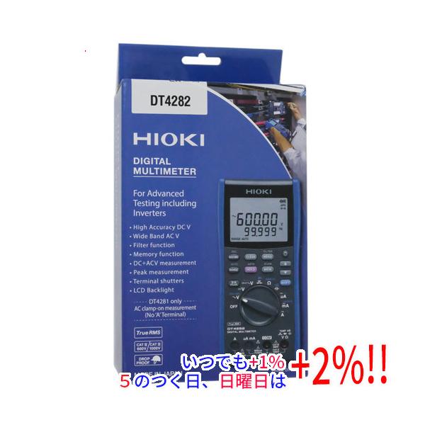 【商品名：】HIOKI デジタルマルチメータ(10A端子搭載タイプ) DT4282　／　【商品状態：】新品です。　／　【検索用キーワード：】≪日置電機≫ DT4282　／　【型番：】DT4282　／　【商品説明：】最高級デジタルマルチメータ...
