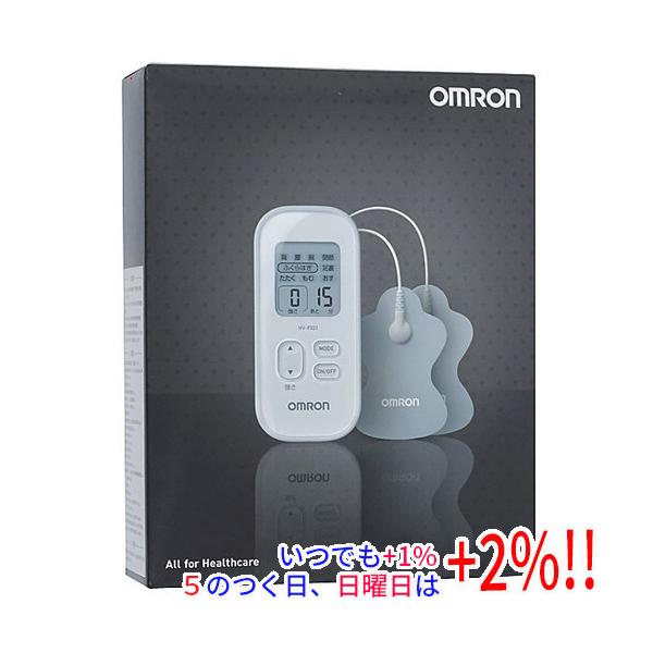 【商品名：】【新品(箱きず・やぶれ)】  オムロン  低周波治療器  HV-F021-W　／　【商品状態：】新品／ ／ （訳あり理由）／※外箱に破れや潰れ等の傷み、もしくは汚れがある商品となっております。パッケージ内部に影響のあるレベルでは...