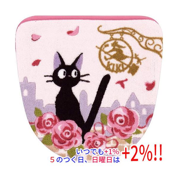 【商品名：】センコー トイレ ふたカバー温水洗浄・暖房用 魔女の宅急便 ジジとデート 37177 ピンク　／　【商品状態：】新品　／　【検索用キーワード：】≪ジブリ ジジ 猫 即納≫ トイレ ふたカバー洗浄用 魔女の宅急便 ジジとデート 3...