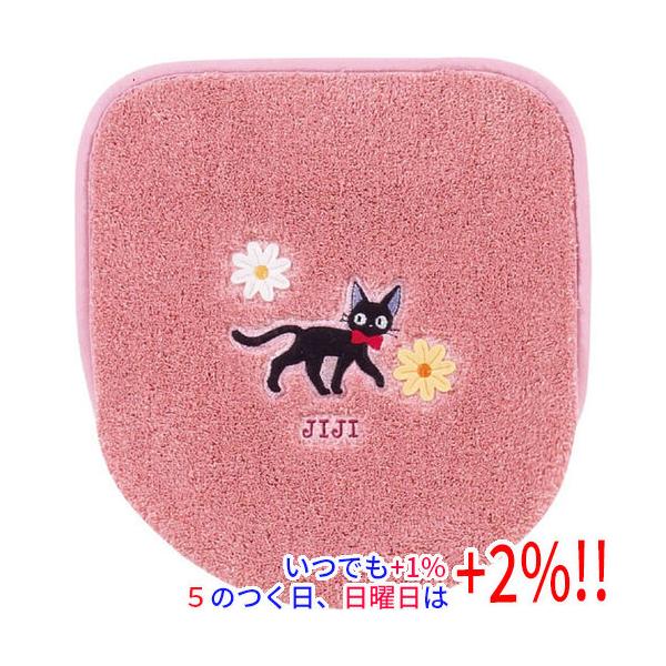 【商品名：】センコー トイレ ふたカバー 普通・洗浄タイプ兼用 魔女の宅急便 花さんぽ 12767 ピンク　／　【商品状態：】新品　／　【検索用キーワード：】≪ジブリ ジジ 猫 即納≫ トイレ ふたカバー 普通・洗浄タイプ兼用 魔女の宅急便...