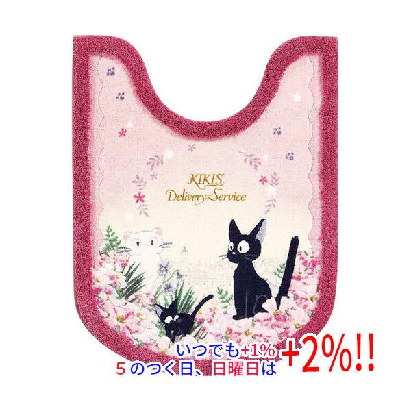 【商品名：】センコー ロングトイレマット 魔女の宅急便 トワイライトジジ 約78×60cm 34760 ピンク　／　【商品状態：】新品　／　【検索用キーワード：】≪ジブリ ジジ 猫 即納≫ ロングトイレマット 魔女の宅急便 トワイライトジジ...