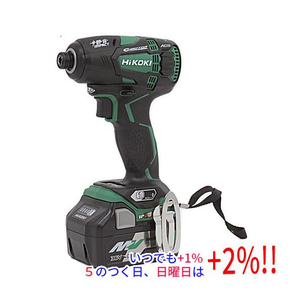【商品名：】HiKOKI コードレス静音インパクトドライバ WHP18DBL (2LXPK)　／　【商品状態：】新品／ ／ 当店では電動工具に関しましての初期不良の対応期間を2週間と定めさせて いただいております。／ それ以降の使用に関しま...