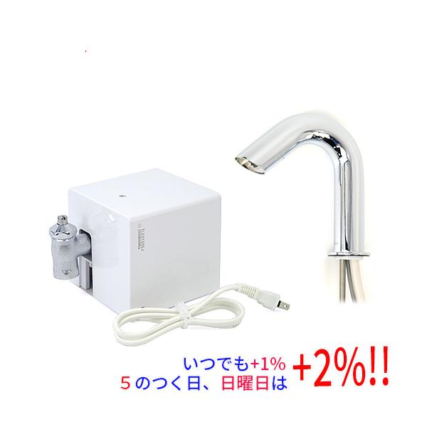 【商品名：】TOTO 台付自動水栓 アクアオート AC100V TLE28SS1A　／　【商品状態：】新品／ ／ ※当店では本製品に関しましての初期不良対応は行っておりません。／ 尚、専門業者での商品取付を推奨させていただいております。／ ...