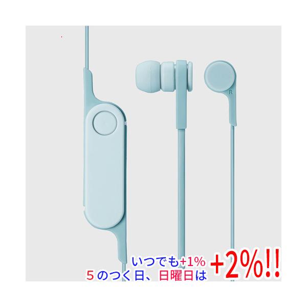 【商品名：】ELECOM Bluetoothヘッドホン FASTMUSIC bund LBT-HPC14MPBU サックスブルー　／　【商品状態：】新品です。　／　【検索用キーワード：】 bund LBT-HPC14MPBU [サックスブル...