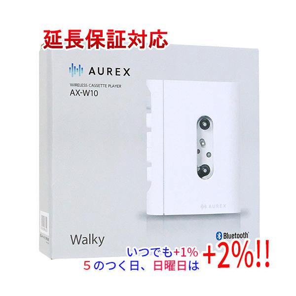 【商品名：】TOSHIBA ワイヤレスカセットプレーヤー AUREX AX-W10 ホワイト　／　【商品状態：】新品　／　【検索用キーワード：】≪東芝≫ AUREX AX-W10 [ホワイト]　／　【型番：】AUREX AX-W10 [ホワ...