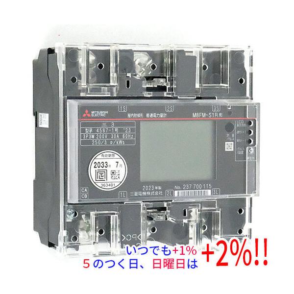 【商品名：】三菱電機 電力管理用計器 M8FM-S1R 3P3W 200V 30A 60HZ　／　【商品状態：】新品です　／　【検索用キーワード：】≪即納≫ M8FM-S1R 3P3W 200V 30A 60HZ　／　【型番：】M8FM-S...