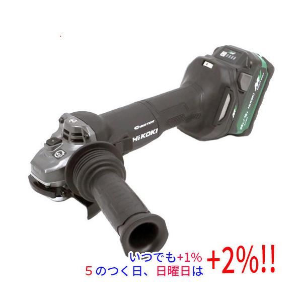【商品名：】HiKOKI コードレスディスクグラインダ(ブレーキ付) G3610DC (2XPBZ) ストロングブラック　／　【商品状態：】新品です。／ ／ 当店では電動工具に関しましての初期不良の対応期間を2週間と定めさせていただいており...