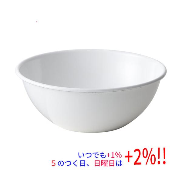 【商品名：】野田琺瑯 ボール 24cm　／　【商品状態：】新品　／　【検索用キーワード：】≪ボウル≫ ボール 24cm　／　【仕様：】サイズ(cm)／24　／　
