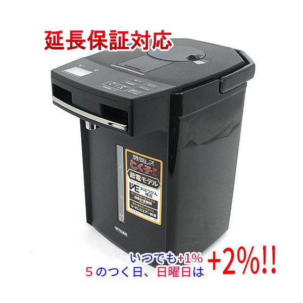 【商品名：】TIGER 蒸気レスVE電気まほうびん とく子さん 3.0L PIM-H300-KE アーバンブラック　／　【商品状態：】新品　／　【検索用キーワード：】≪電気ポット 電気ケトル 蒸気レスVE電気まほうびん タイガー魔法瓶≫ 蒸...