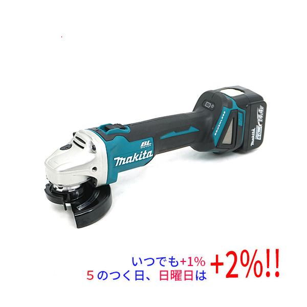 【商品名：】【新品訳あり(開封のみ・箱きず・やぶれ)】 マキタ 充電式ディスクグラインダー GA403DRGN　／　【商品状態：】新品未使用。開封のみの未使用品です。／／（訳あり理由）／※ケース・付属品完備／／（訳あり理由）／※ケースに汚れ...