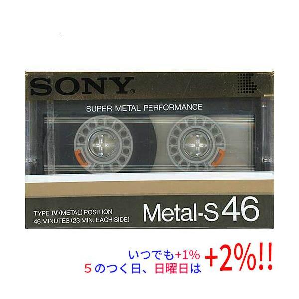 【商品名：】SONY カセットテープ メタルポジション Metal-S 46 46分　／　【商品状態：】新品の商品です。　／　【検索用キーワード：】≪SONY≫ Metal-S 46　／　【型番：】Metal-S 46　／　