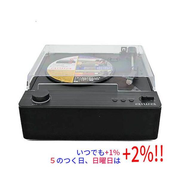 【商品名：】AIWA スピーカー一体型 フルオートレコードプレーヤー aiwa audio -G FRT1 GAA4-FRT0001　／　【商品状態：】新品の商品です。　／　【検索用キーワード：】≪即納≫ aiwa audio -G FRT...