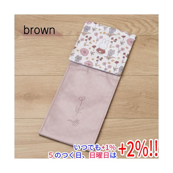 【商品名：】センコー ペーパーホルダーカバー ミッフィー さっと拭ける PVC素材 フルフラワー 61364 ブラウン　／　【商品状態：】新品の商品です。　／　【検索用キーワード：】≪即納≫ 61364　／　【型番：】61364　／　【商品...