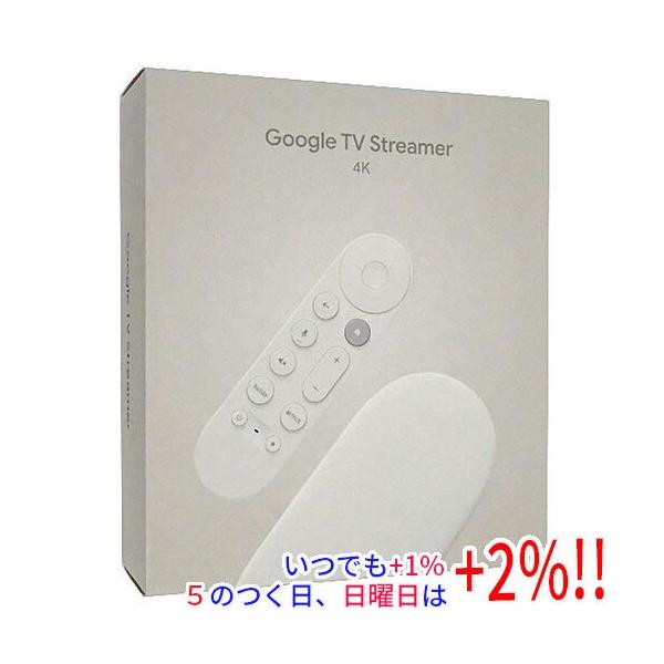 【商品名：】Google Google TV Streamer (4K) GA05662-JP Porcelain　／　【商品状態：】新品の商品です。　／　【検索用キーワード：】 Google TV Streamer  4K  GA0566...