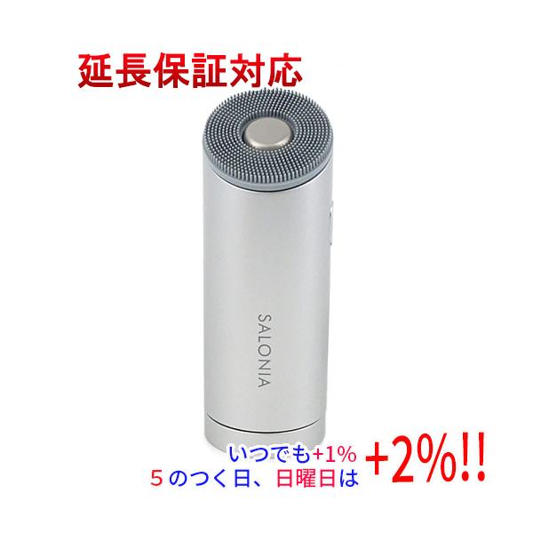 【商品名：】【新品(開封のみ・箱きず・やぶれ)】 SALONIA イオンフェイシャルブラシ SAL21202SL　／　【商品状態：】新品未使用品です。開封のみ行われております。／外箱に破れや潰れ、汚れなどのダメージがあります。／（訳あり理由...