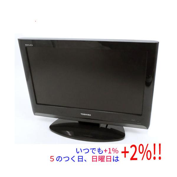 【商品名：】TOSHIBA 19V型 ハイビジョン液晶テレビ REGZA 19A8000(K) ムーンブラック リモコンなし　／　【商品状態：】動作確認済の中古品です。／ ／ ※中古品ですので、傷、汚れ等ある場合がございます。ご理解の上、ご...