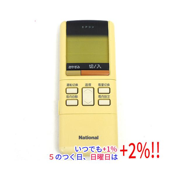 【商品名：】National エアコンリモコン A75C486　／　【商品状態：】動作確認済の中古品です。／／※本体が日焼けしております。／／※中古品ですので、傷、汚れがございます。／ご理解の上、ご検討お願いします。　／　【検索用キーワード...