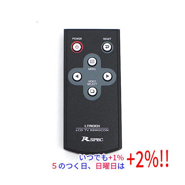 【商品名：】RSPEC カーオーディオ用リモコン LTR001　／　【商品状態：】動作確認済みの中古品です。／ ／ ※中古品ですので、傷、汚れ等ある場合がございます。／ ご理解の上、ご検討お願いします。　／　【検索用キーワード：】≪ブラック...