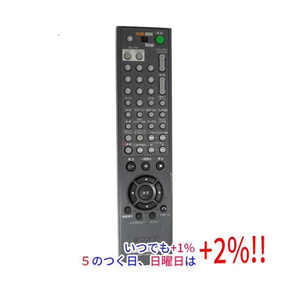 【商品名：】SONY DVDプレーヤー一体型VHSビデオデッキ用 リモコン RMT-V502A 988504034　／　【商品状態：】動作確認済の中古品です。／ ／ ※中古品ですので、傷、汚れ等ある場合がございます。ご理解の上、ご検討お願い...