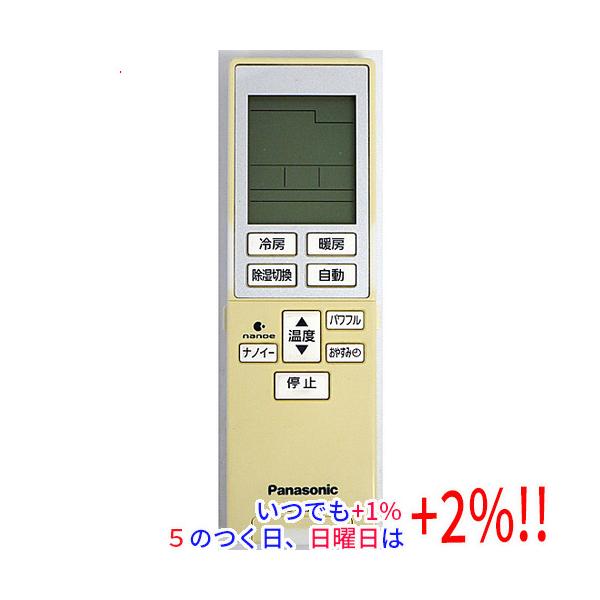 【商品名：】Panasonic エアコンリモコン A75C3783　／　【商品状態：】動作確認済の中古品です。／／※本体が日焼けしております。／／※中古品ですので、傷、汚れがございます。ご理解の上、ご検討お願いします。　／　【検索用キーワー...