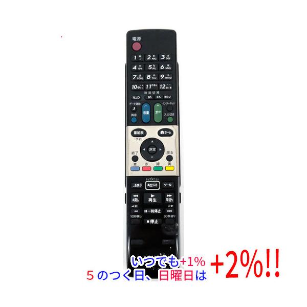 【商品名：】SHARP製 テレビリモコン GA863WJSA 本体いたみ　／　【商品状態：】動作確認済の中古品です。／／※本体にいたみがあります。／ご理解の上、ご検討お願いします。　／　【検索用キーワード：】≪テレビリモコン 即納≫ GA8...