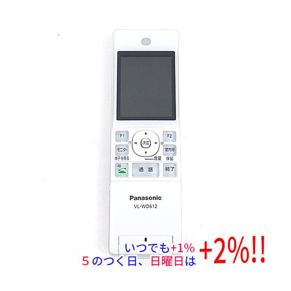 【商品名：】Panasonic ワイヤレスモニター子機 VL-WD612 本体のみ　／　【商品状態：】動作確認済みの中古品です。／ ／ ※中古品ですので、傷、汚れ等ある場合がございます。／ ご理解の上、ご検討お願いします。　／　【検索用キー...
