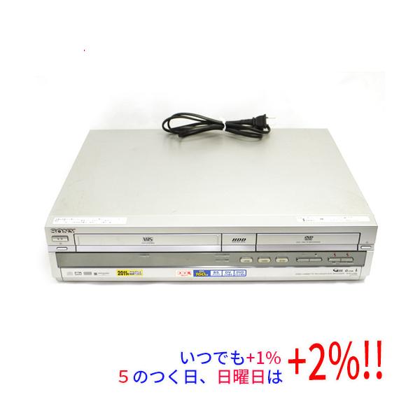 【商品名：】SONY製 VHSビデオ一体型DVDレコーダー スゴ録 RDR-VH85 本体のみ　／　【商品状態：】動作確認済みの中古品です。／ ／ ※中古品ですので、傷、汚れ等ある場合がございます。　／　【検索用キーワード：】≪ブルーレイ・...