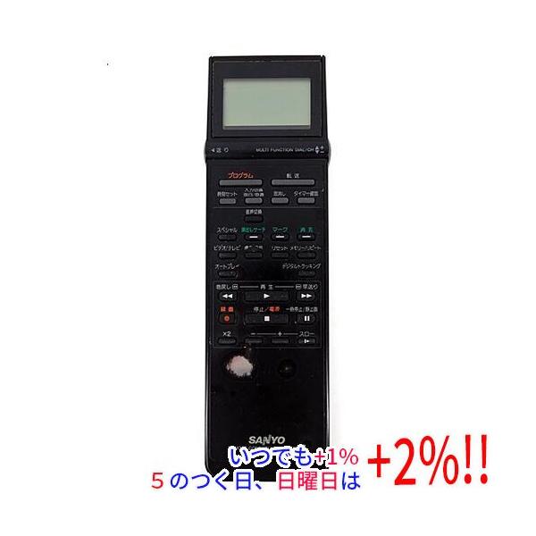 【商品名：】SANYO製 ビデオリモコン VRC-25　／　【商品状態：】動作確認済の中古品です。／ ／ ※中古品ですので、傷、汚れ等ある場合がございます。／ ご理解の上、ご検討お願いします。　／　【検索用キーワード：】≪テレビリモコン≫ ...