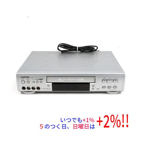 【商品名：】三菱電機 ビデオデッキ HV-S300 リモコン付き　／　【商品状態：】動作確認済みの中古品です。／ ／ ※中古品ですので、傷、汚れ等ある場合がございます。／ ご理解の上、ご検討お願いします。　／　【検索用キーワード：】≪即納≫...