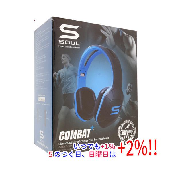 【商品名：】SOUL ヘッドホン Ultimate Active Performance Over-Ear Headphones COMBAT ELECTRIC BLUE 未使用　／　【商品状態：】未使用品です。／ ／ ※メーカー保証は受け...